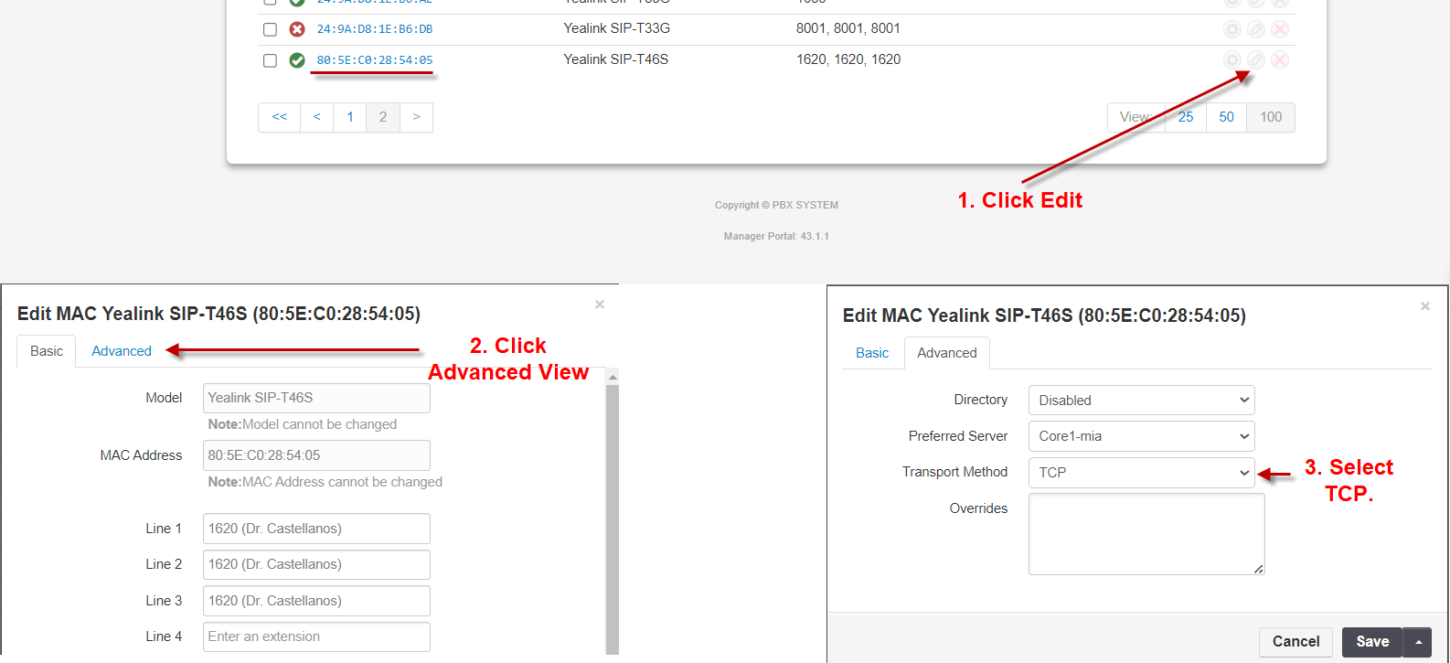 Phone not registering after standard troubleshooting steps